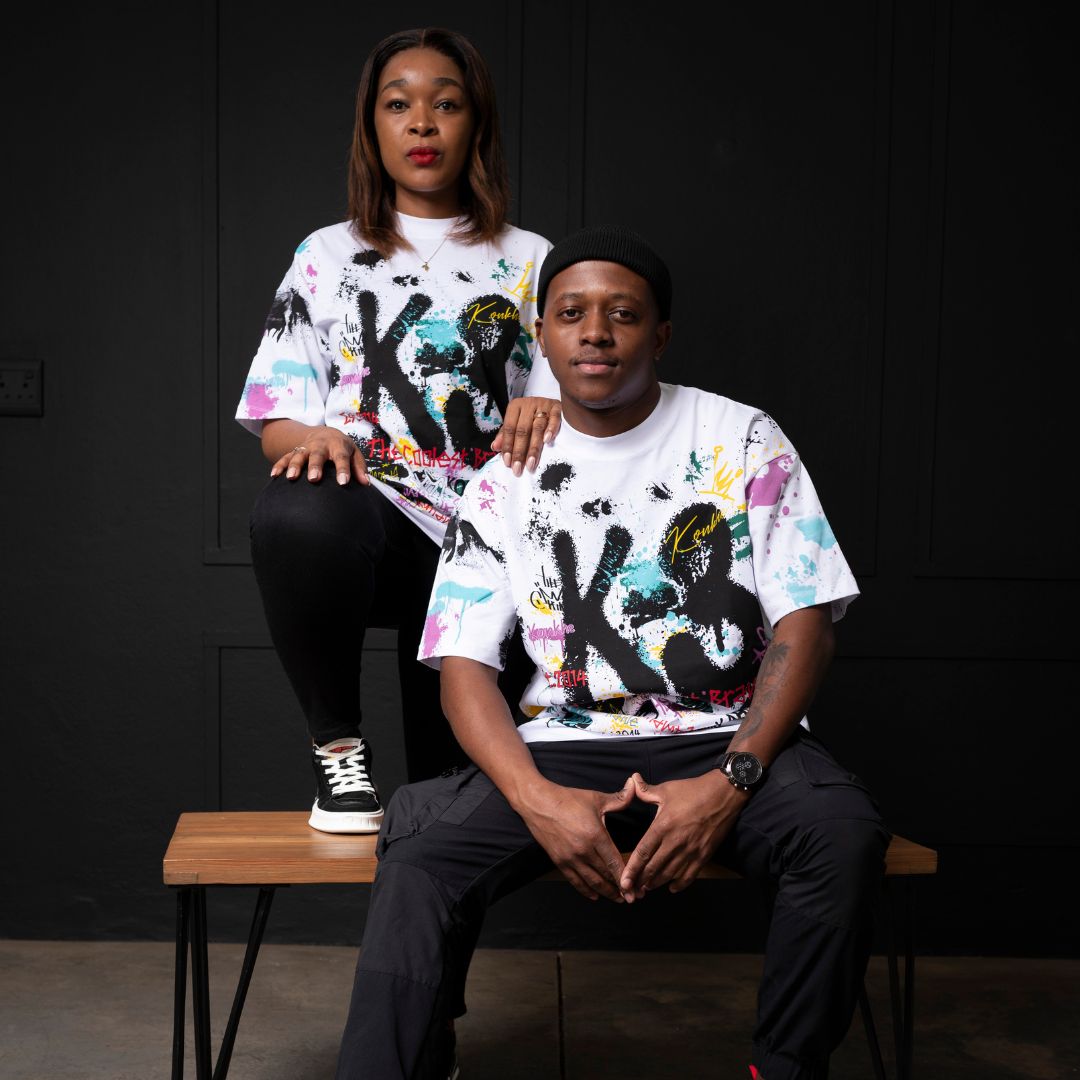 K3 Splattered oversized Unisex T-shirts – konkhe kuhamba kahle clothing