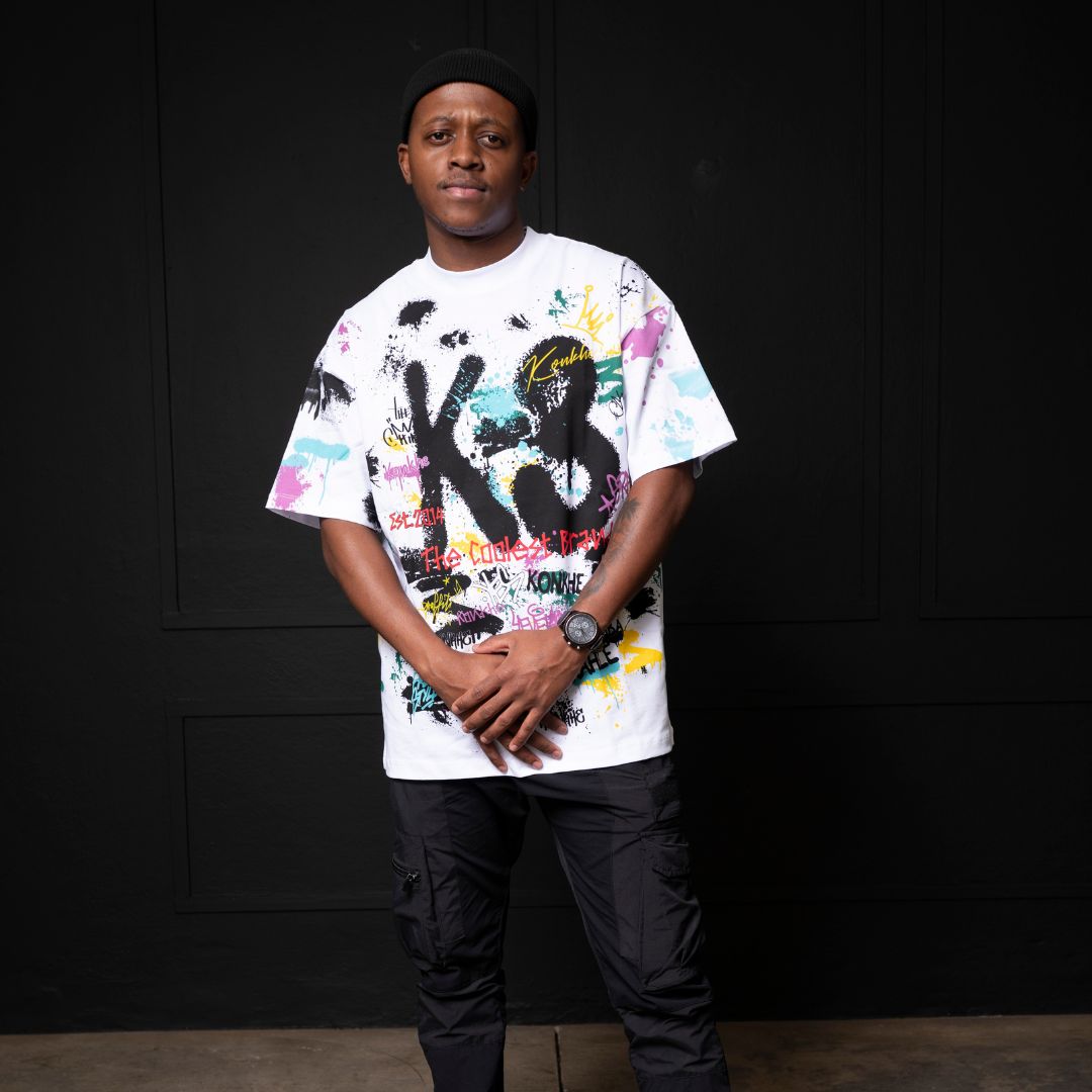 K3 Splattered oversized Unisex T-shirts – konkhe kuhamba kahle clothing