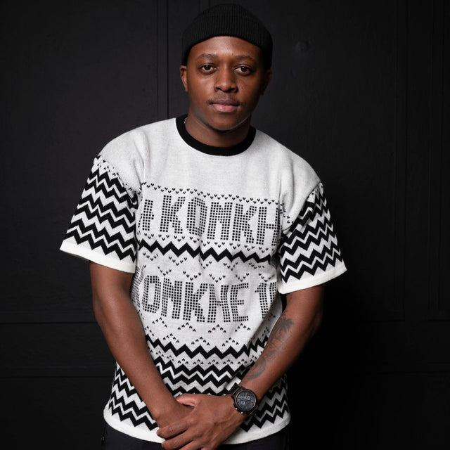 Konkhe 14 Knitted off-white Unisex oversized T-shirts – konkhe kuhamba ...