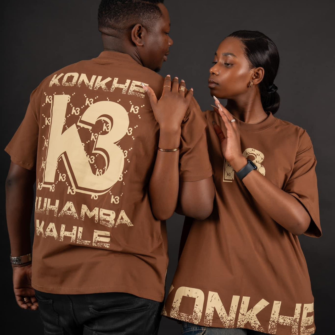 Brown Konkhe 14 “K3 Branded” Unisex T-shirts – konkhe kuhamba kahle ...