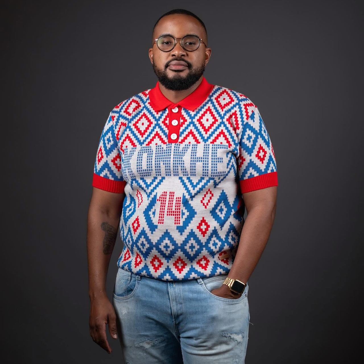 Konkhe 14 knitted Unisex Golfer T-shirt “Umcebo wase Mzansi” – konkhe ...